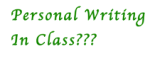 Personal Writing in the Classroom - Purdue University Global Academic ...